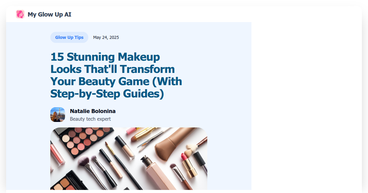 15 Stunning Makeup Looks That'll Transform Your Beauty Game (With Step ...